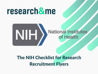 The NIH Checklist For Research Recruitment Flyers